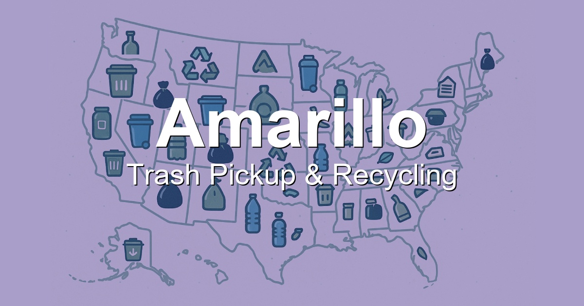 Trash Pickup Schedule & Recycling Info in Amarillo, TX - BinLoop.com
