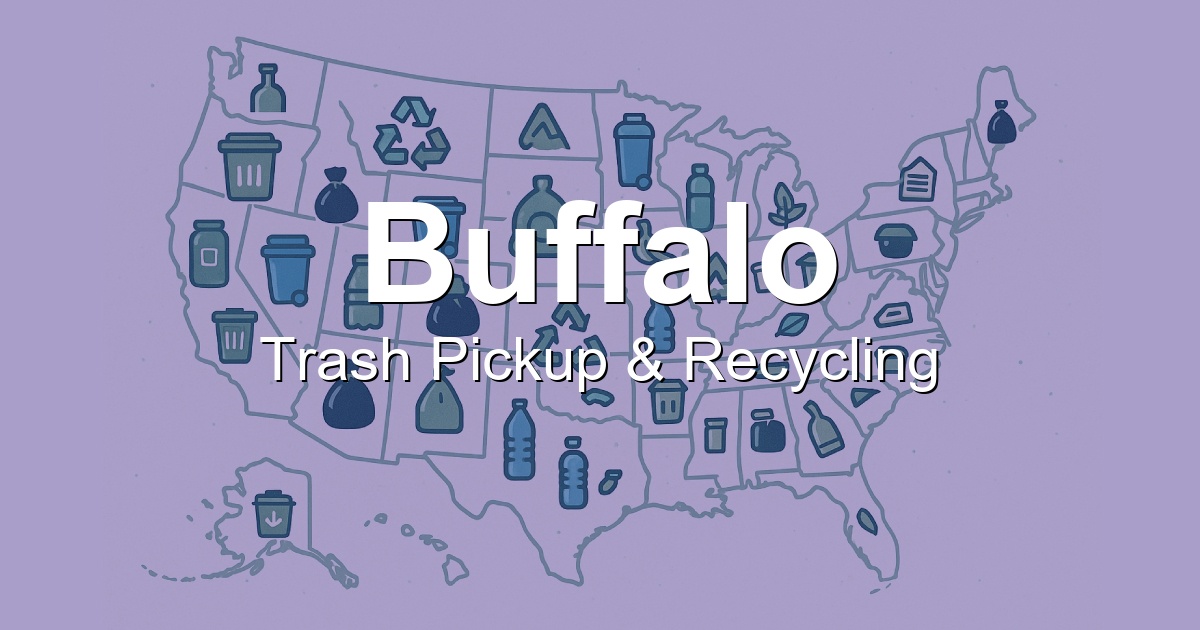 Trash Pickup Schedule & Recycling Info in Buffalo, NY - BinLoop.com