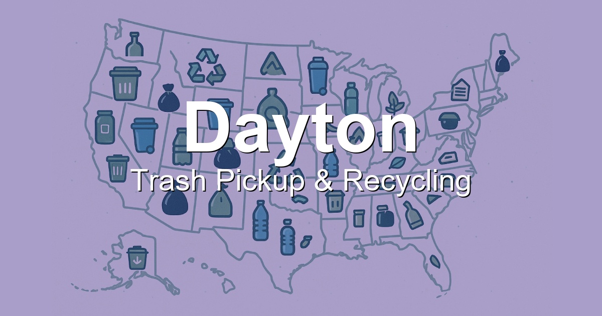 Trash Pickup Schedule & Recycling Info in Dayton, OH - BinLoop.com