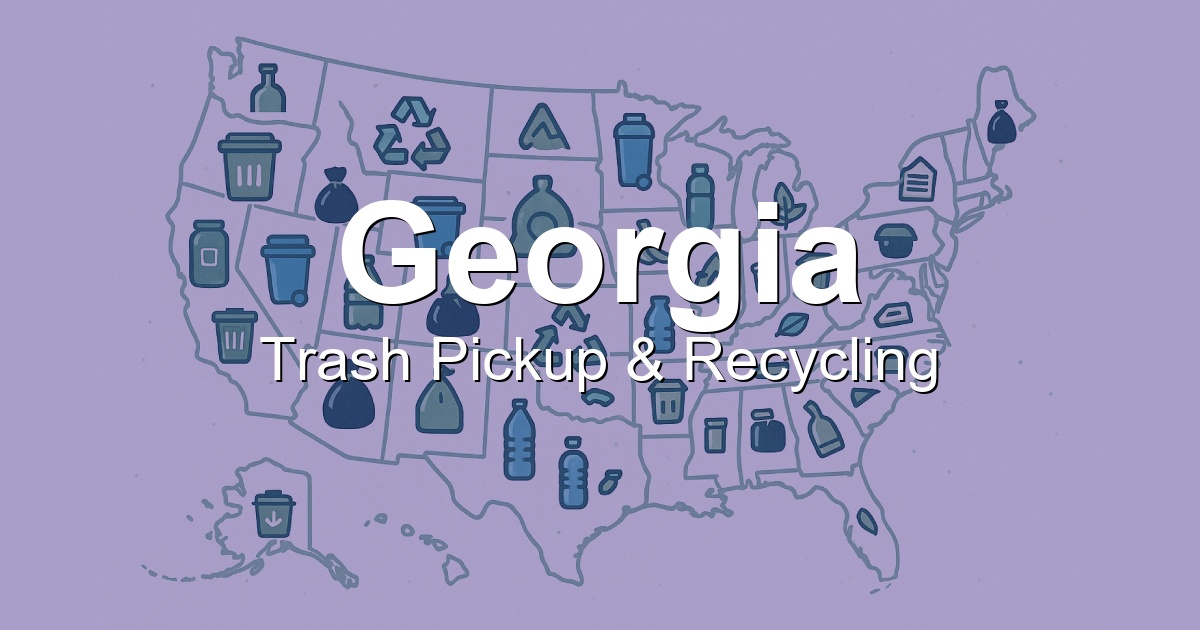 Trash & Recycling Info in Georgia – Schedules & Programs by City ...