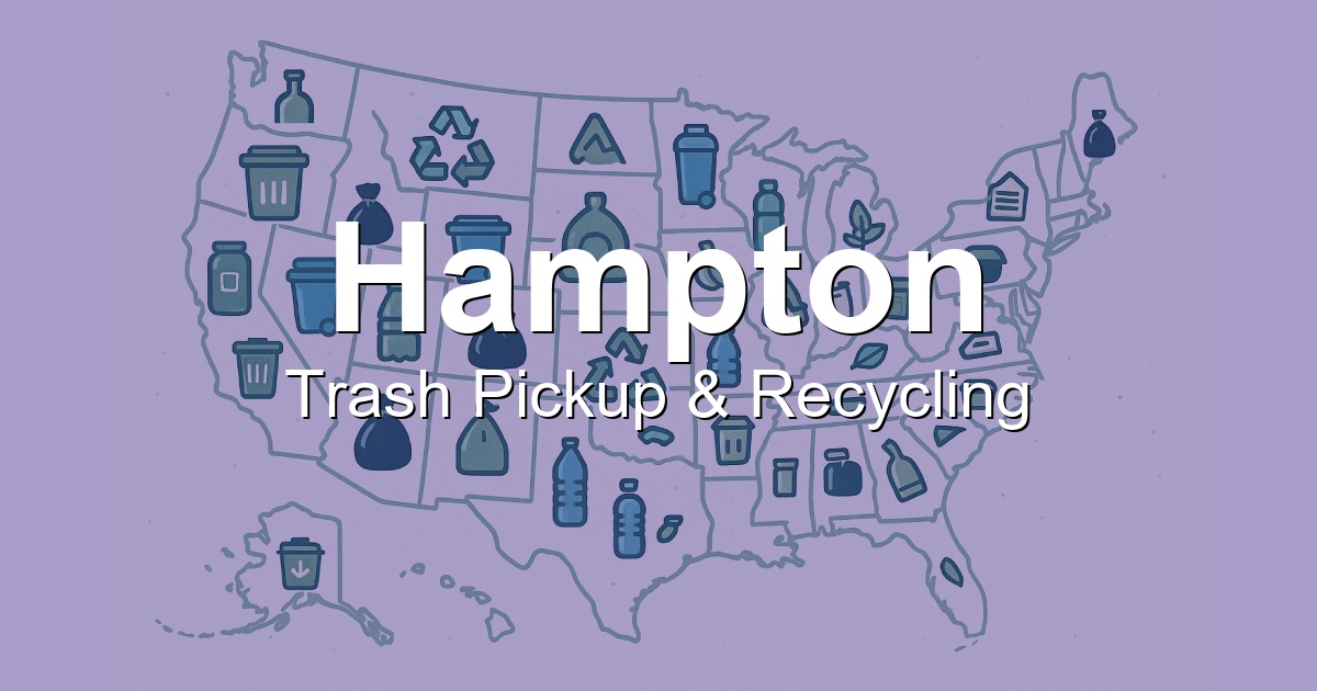 Trash Pickup Schedule & Recycling Info in Hampton, VA - BinLoop.com
