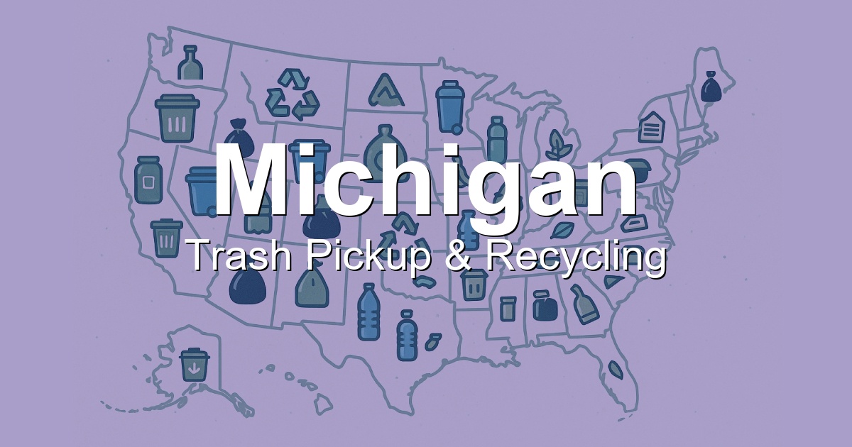Trash & Recycling Info in Michigan – Schedules & Programs by City ...