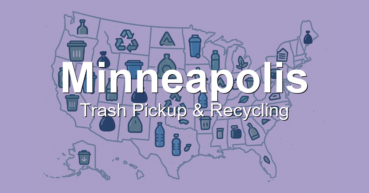 Trash Pickup Schedule & Recycling Info in Minneapolis, MN - BinLoop.com