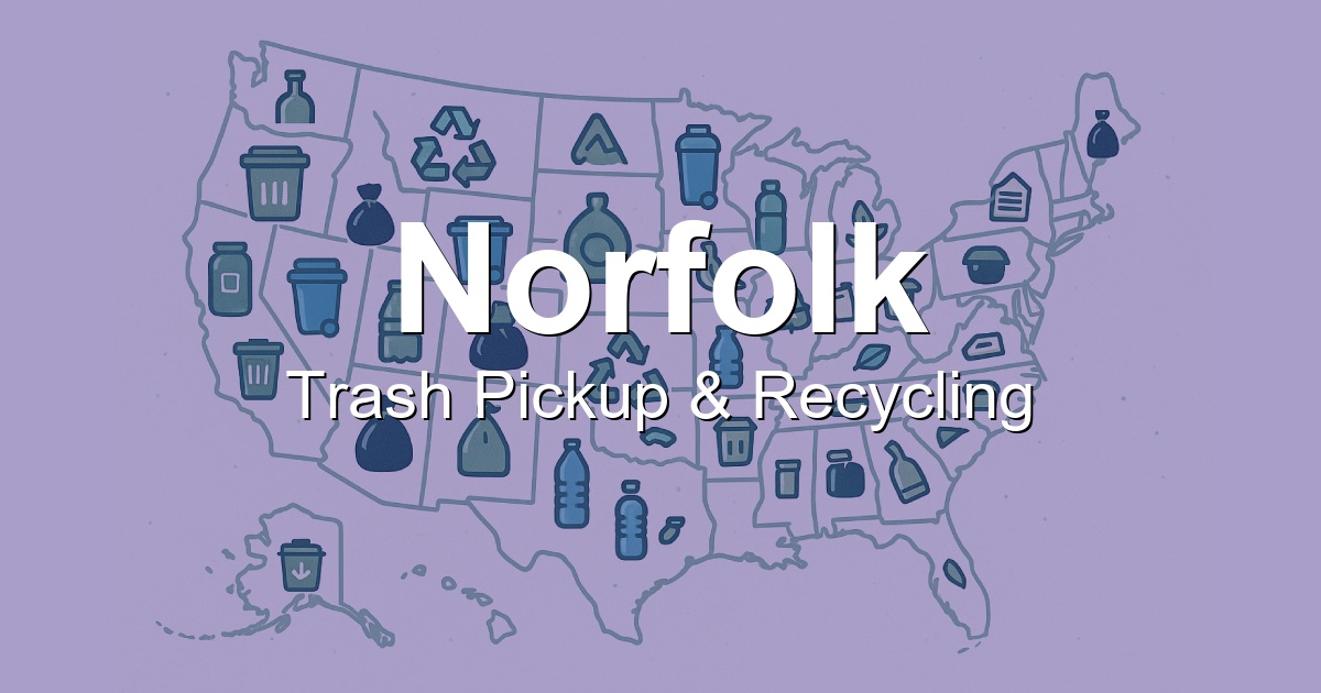 Trash Pickup Schedule & Recycling Info in Norfolk, VA - BinLoop.com