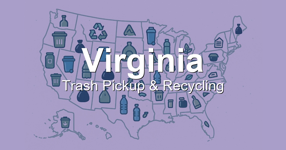 Trash & Recycling Info in Virginia – Schedules & Programs by City ...