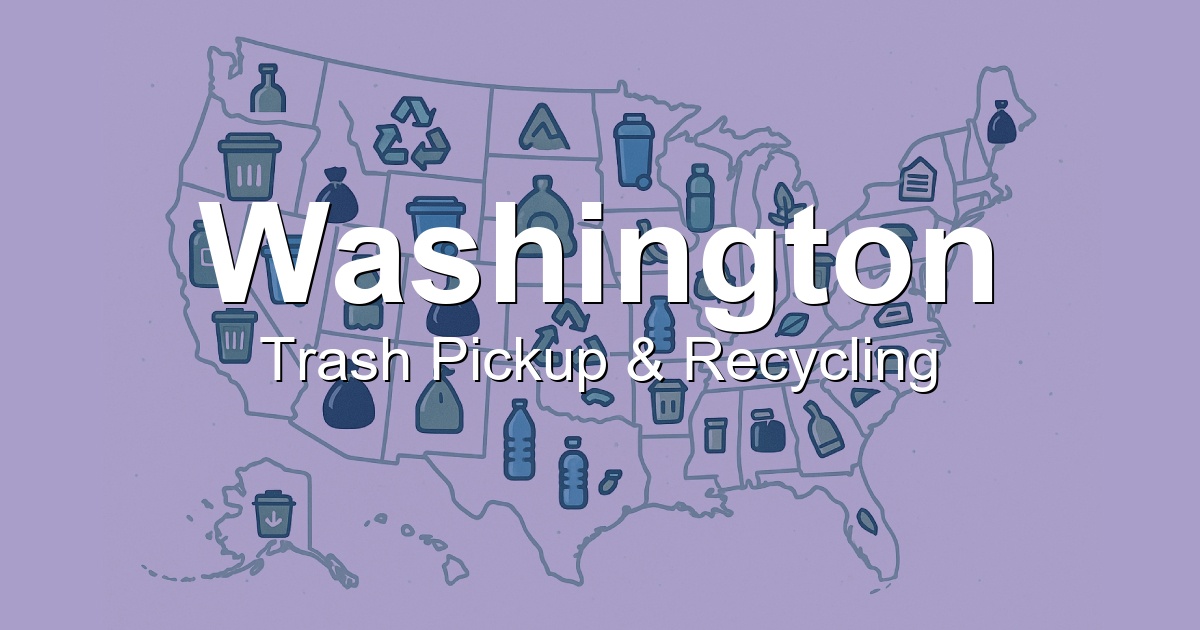 Trash & Recycling Info in Washington – Schedules & Programs by City ...