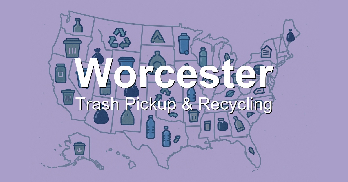 Trash Pickup Schedule & Recycling Info in Worcester, MA - BinLoop.com